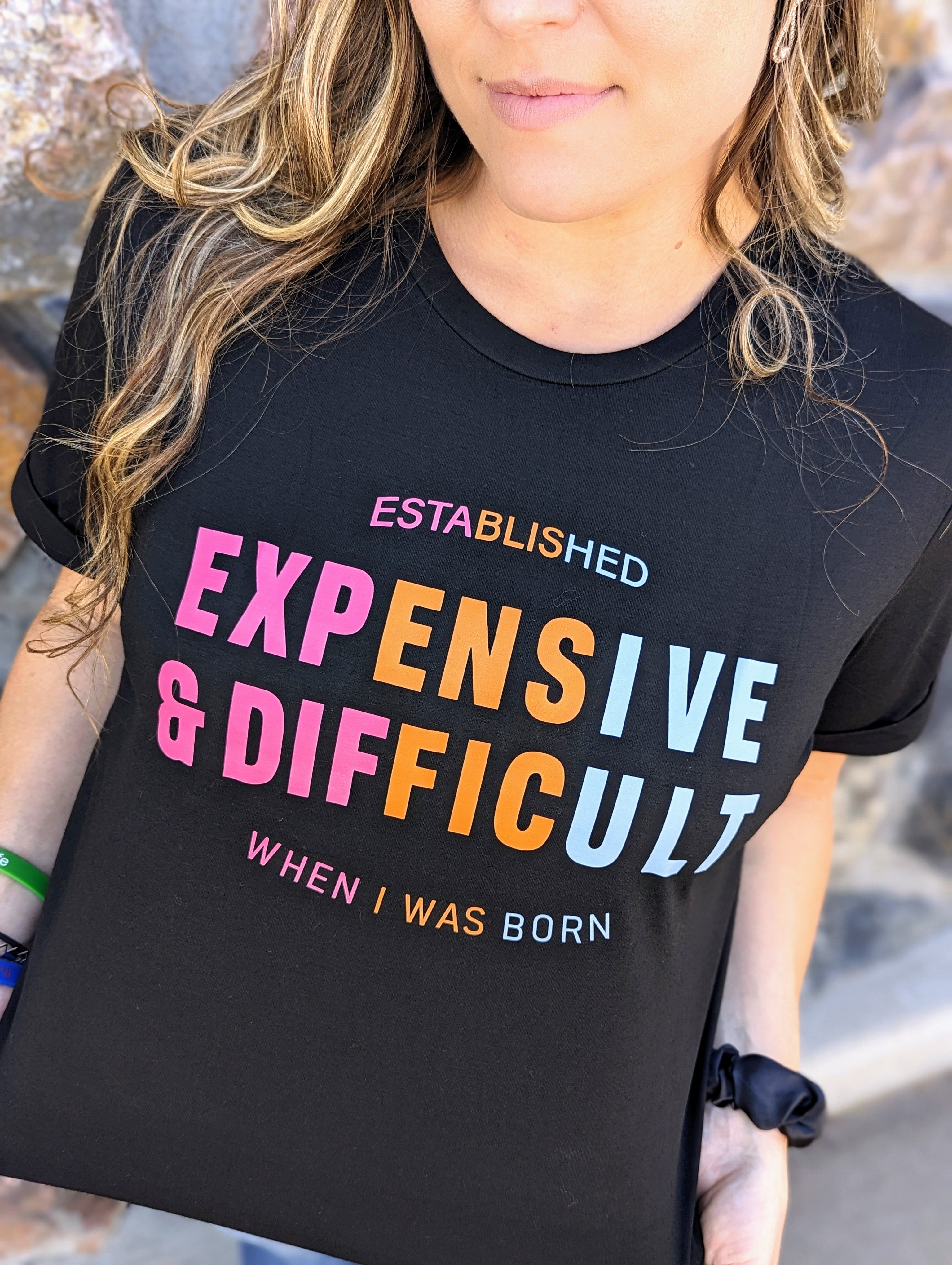 EXPENSIVE&DIFFICULT Graphic Tee – Country Glitz Boutique