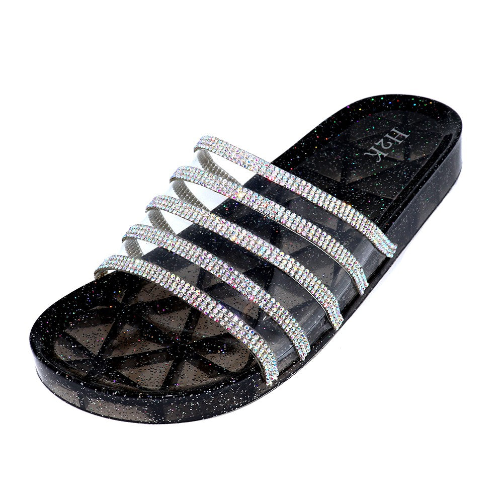 Jelly Slider with transparent glitter – Country Glitz Boutique